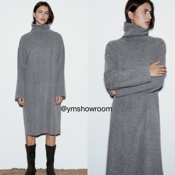 Zara | Dresses | Zara Soft Midi Dress | Poshmark